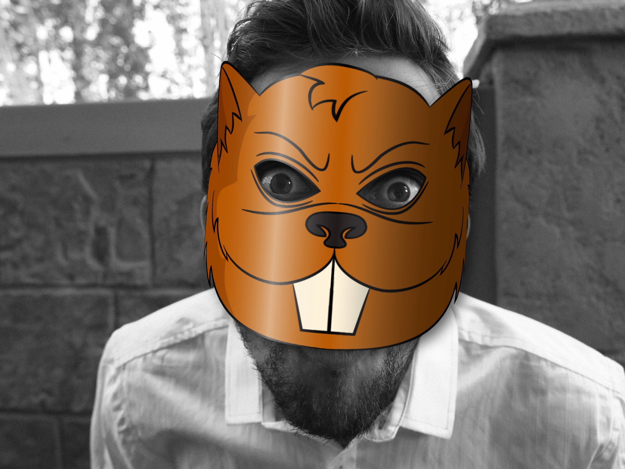 Beaver Mask Printable Paper DIY for Kids and Adults. PDF - Etsy Australia