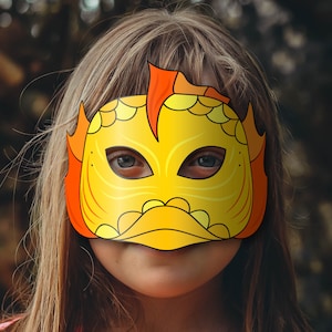 Fish Mask Printable, Paper DIY for Kids and Adults. PDF Template ...
