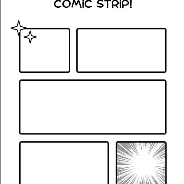 Create Your Own Comic Strip - Etsy