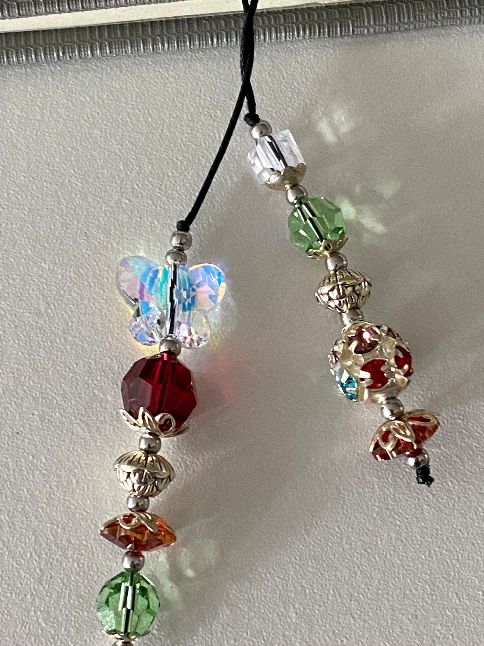 Black String Bookmark in Rainbow of Coloring - Etsy