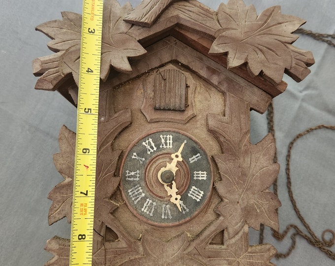 Vintage Wooden Cuckoo Clock - Etsy