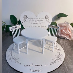 Small Chair Plaques. for Wedding Set DIY. Memory Table, Tiny Plaques ...