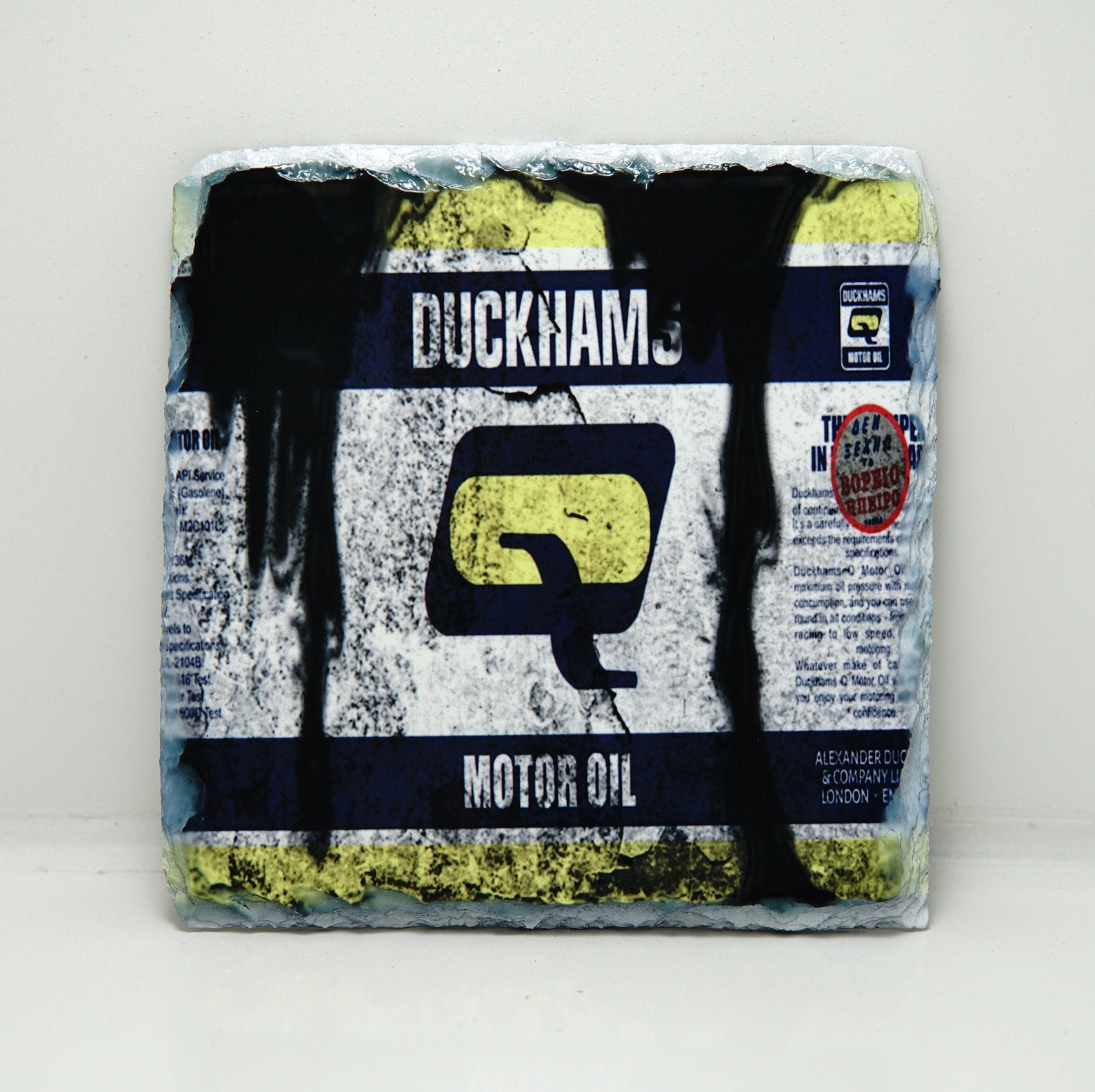 Retro Distressed Oil Can Effect Mug and Coaster Set Gift for - Etsy UK