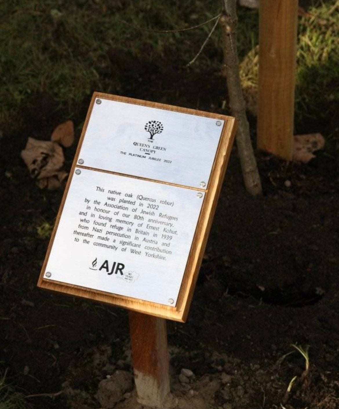 Oak Wooden Memorial Stake Tree Marker Grave Marker Wooden - Etsy UK