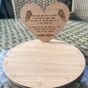Wedding in Memory of Missing Person Wedding Memorial Missing - Etsy UK