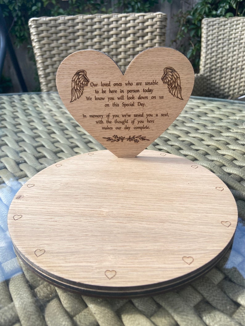 Wedding in Memory of Missing Person Wedding Memorial Missing - Etsy