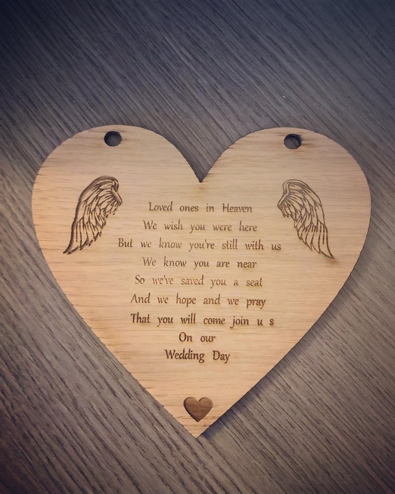 Wedding in memory of missing person memorial chairs miniature | Etsy