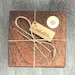 Shotgun Cartridge Coaster Set Sapele Wood Rustic Country Style - Etsy