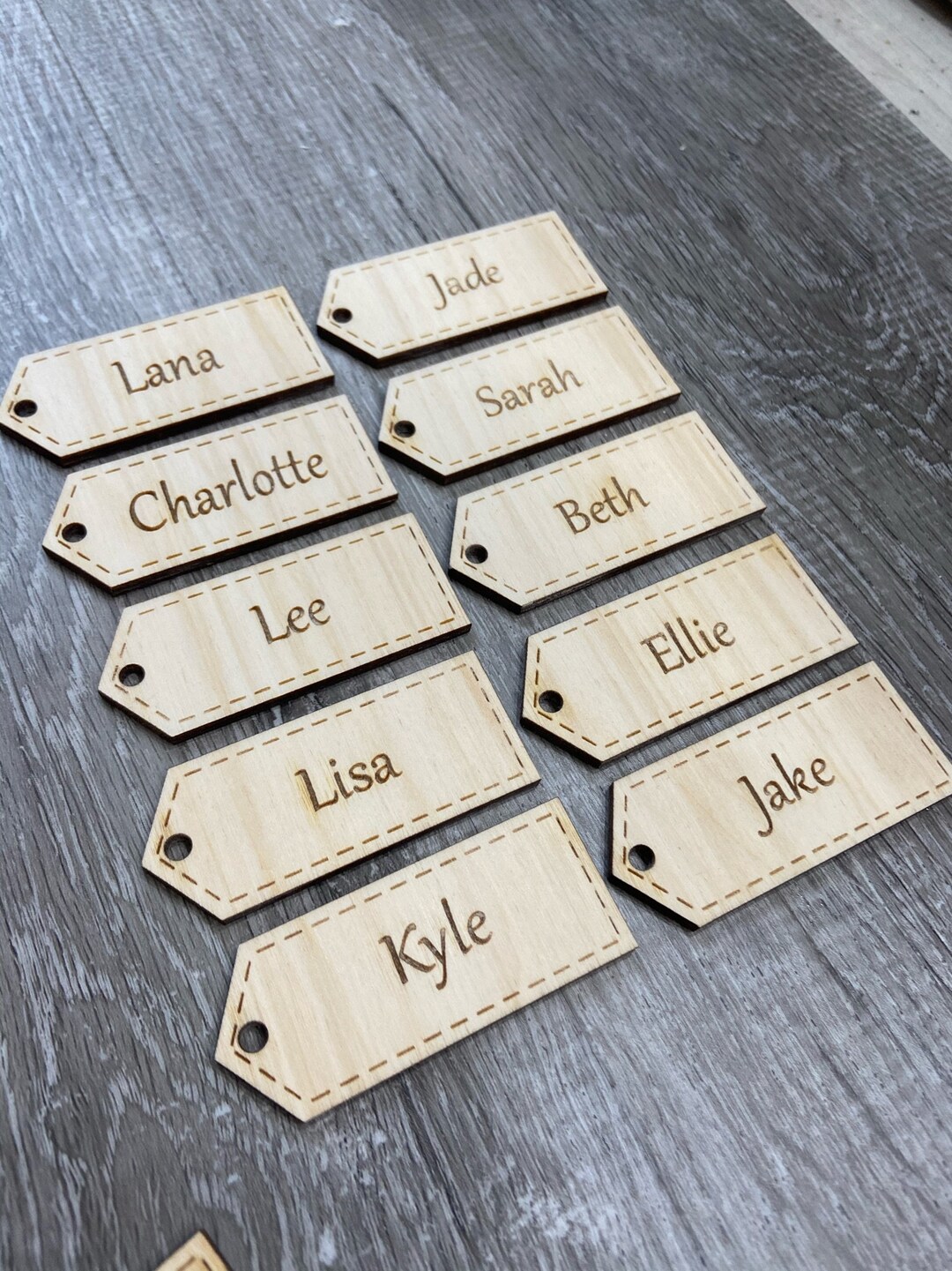 Wedding Table Name Places Rustic Wooden Engraved - Etsy