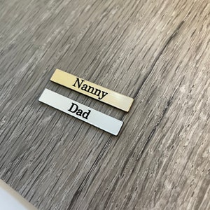 Small Chair Plaques. for Wedding Set DIY. Memory Table, Tiny Plaques ...