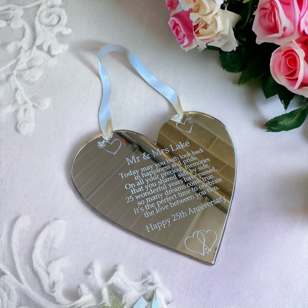 Silver Wedding Anniversary, Silver Anniversary Gift, Anniversary Gift ...