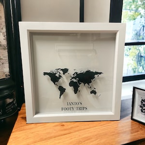 My Adventures, Drop Box Frame, Shadow Box , Travel Keep Sakes ...