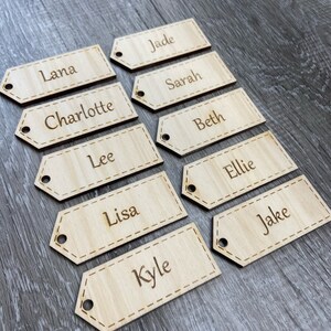 Wedding Table Name Places Rustic Wooden Engraved - Etsy