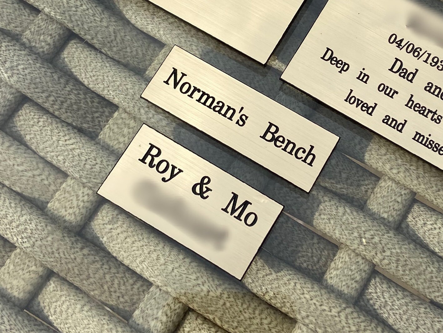 Small Engraved Plaque 50 X 25mm Brushed Brass Effect or | Etsy