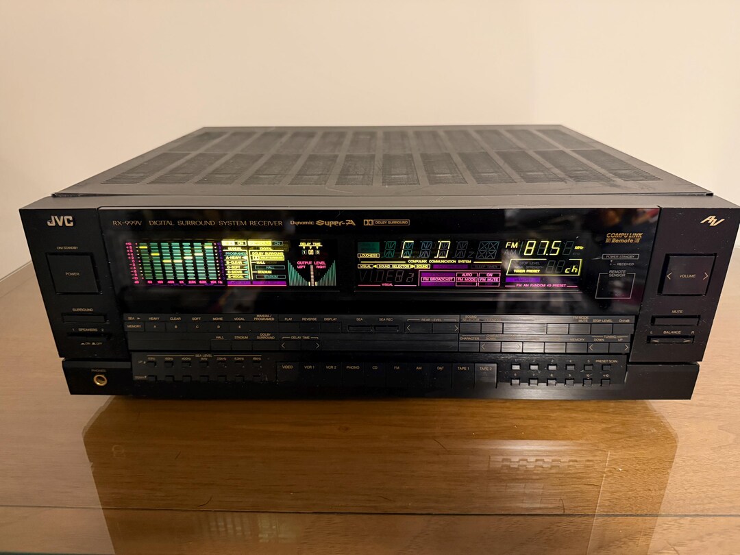 Fully Restored 1990 JVC RX-999V Am/fm Receiver - Etsy