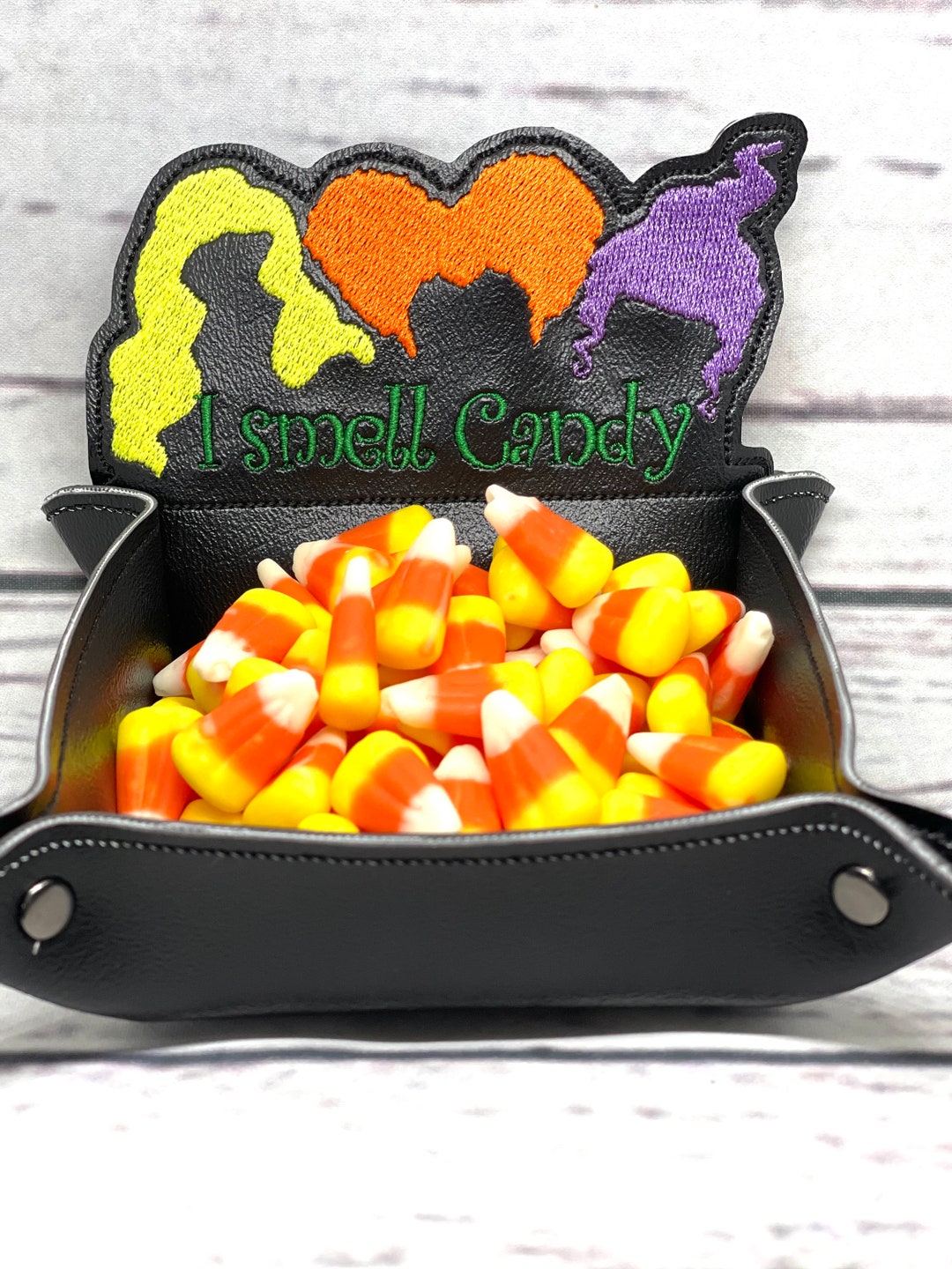 Halloween I Smell Candy Witches Desk Candy Tray Dish Spell - Etsy