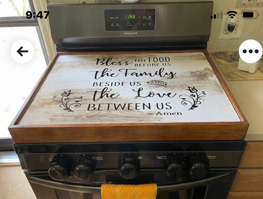 5 STYLES,CUSTOM Size Stove Cover,full Coverage for Gas,box, Electric ...
