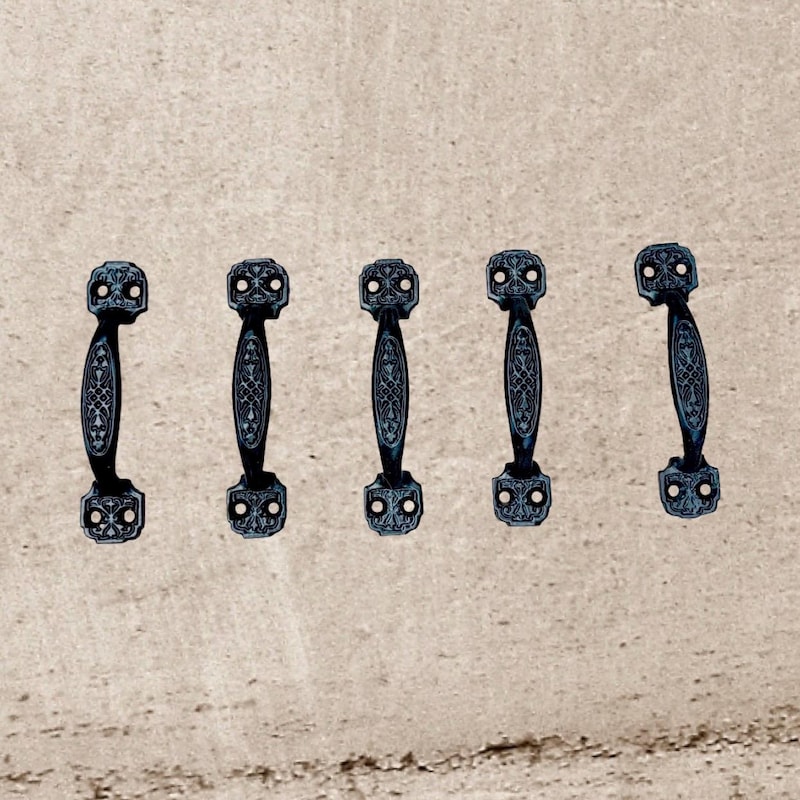 Ornate Cast Drawer Pull - Etsy