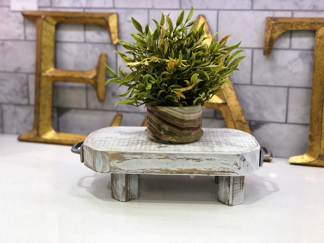 Farmhouse Riser, Display Riser, Kitchen Pedestal , Wood Riser Stand ...