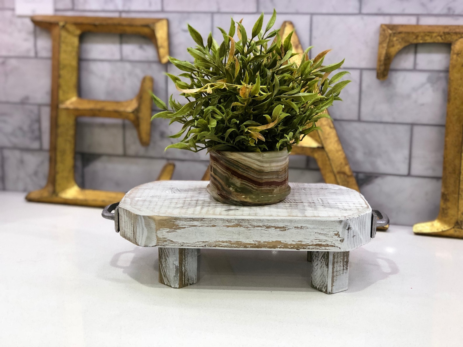 Farmhouse Riser Display Riser Kitchen Pedestal Wood Riser | Etsy