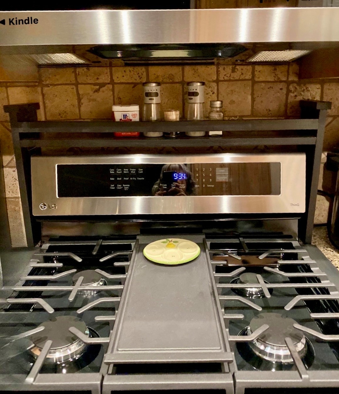 Over Stove Shelf, Oven Spice Rack With Rail, Bathroom Vanity Shelf - Etsy
