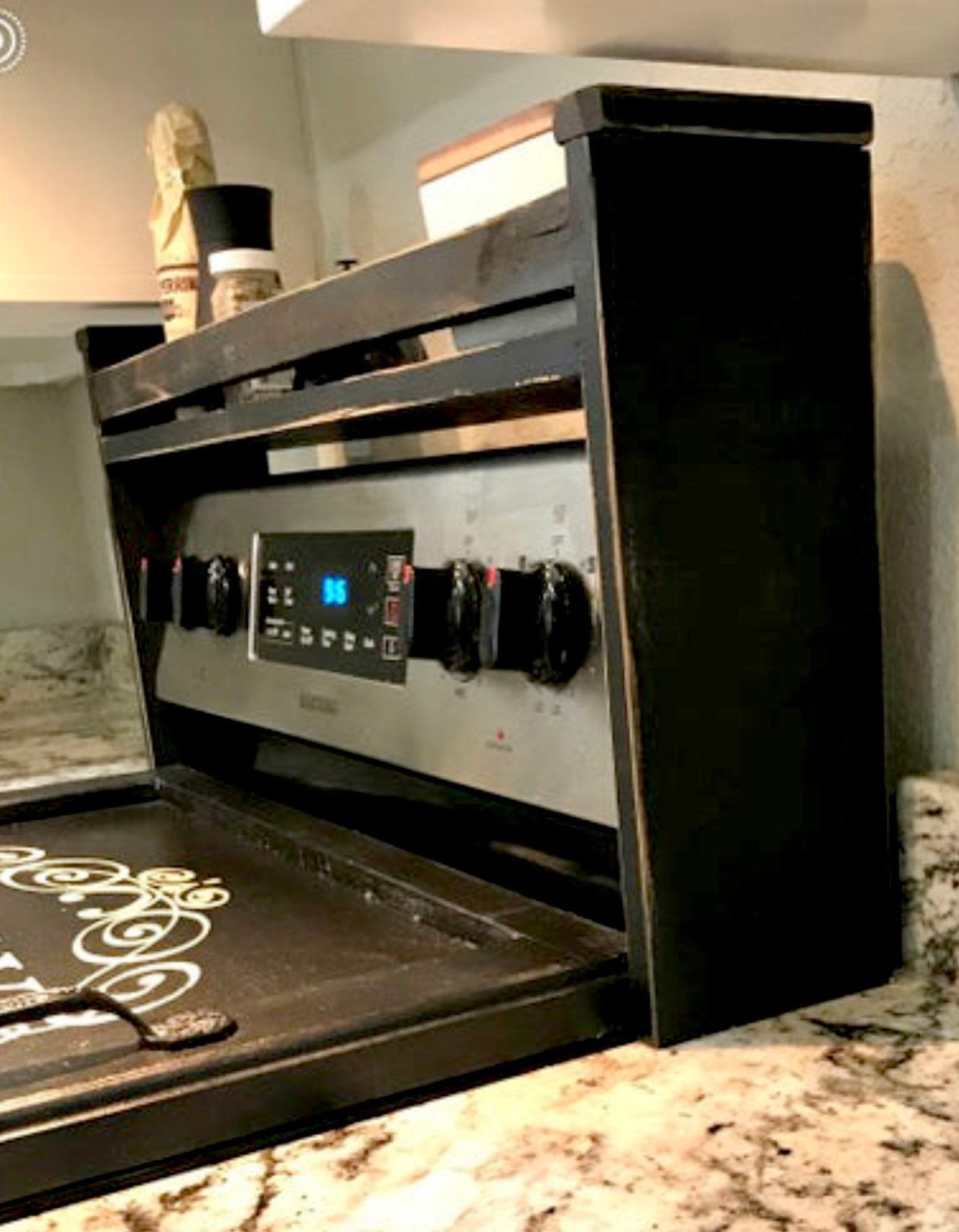 Over Stove Shelf Oven Spice Rack With Rail Bathroom Vanity - Etsy