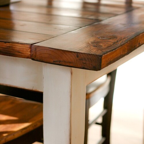 Large Rustic Farmhouse Dining Table Dining Room Set Dining - Etsy