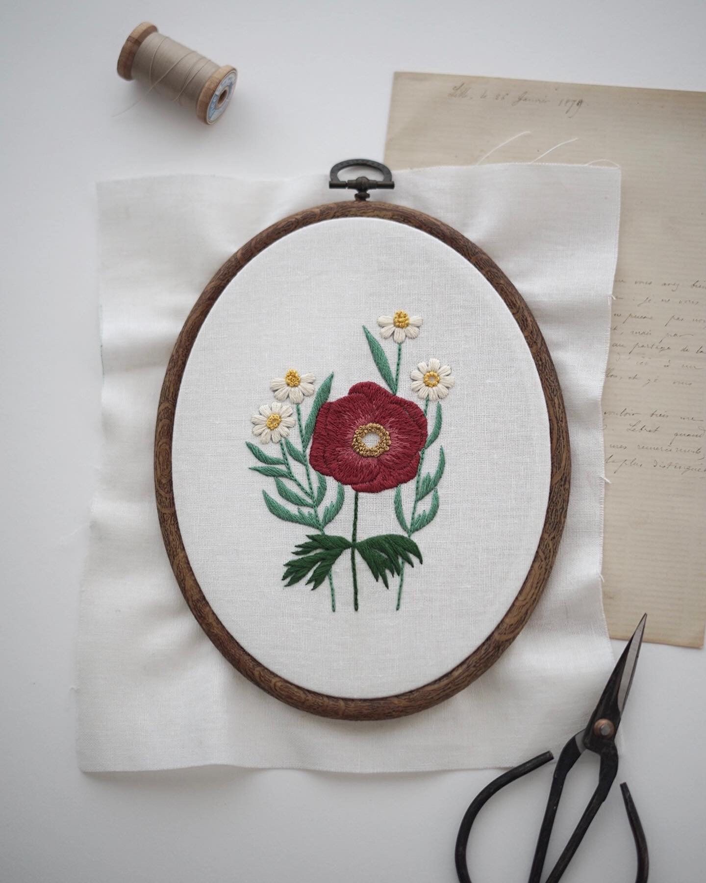 Be Poppy Hand Embroidery Pattern - PDF - Instant Download - Etsy