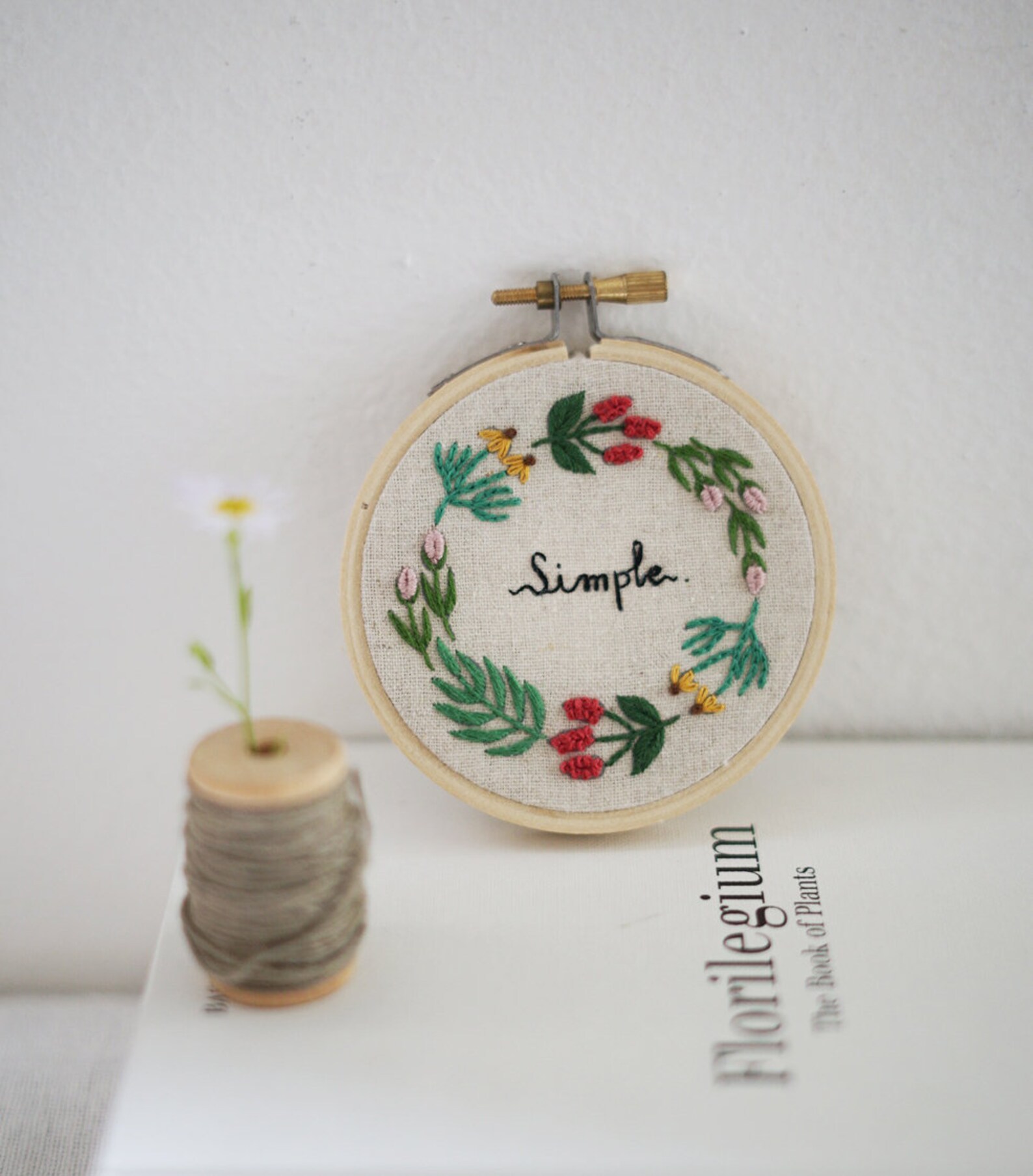 Be Simple Hand Embroidery Pattern - PDF - Instant Download - Etsy