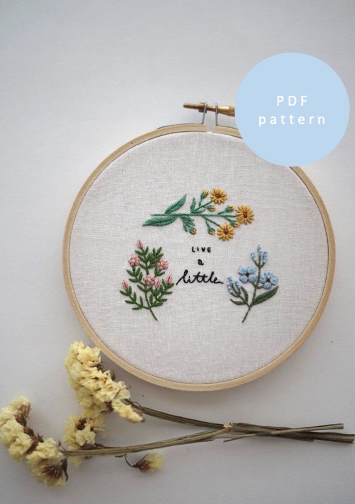 A Little Hand Embroidery Pattern - PDF - Instant Download - Etsy