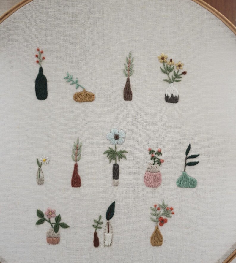 Minimal Life Hand Embroidery Pattern - PDF - Instant Download - Etsy