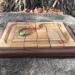 Marble Maze / Child's Wooden Toy - Etsy