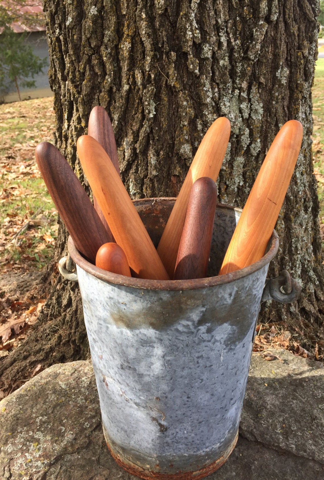 French Tapered Rolling Pin Pie Pin Baking Focaccia Bread - Etsy