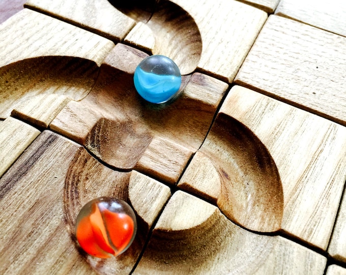 Marble Maze / Child's Wooden Toy - Etsy