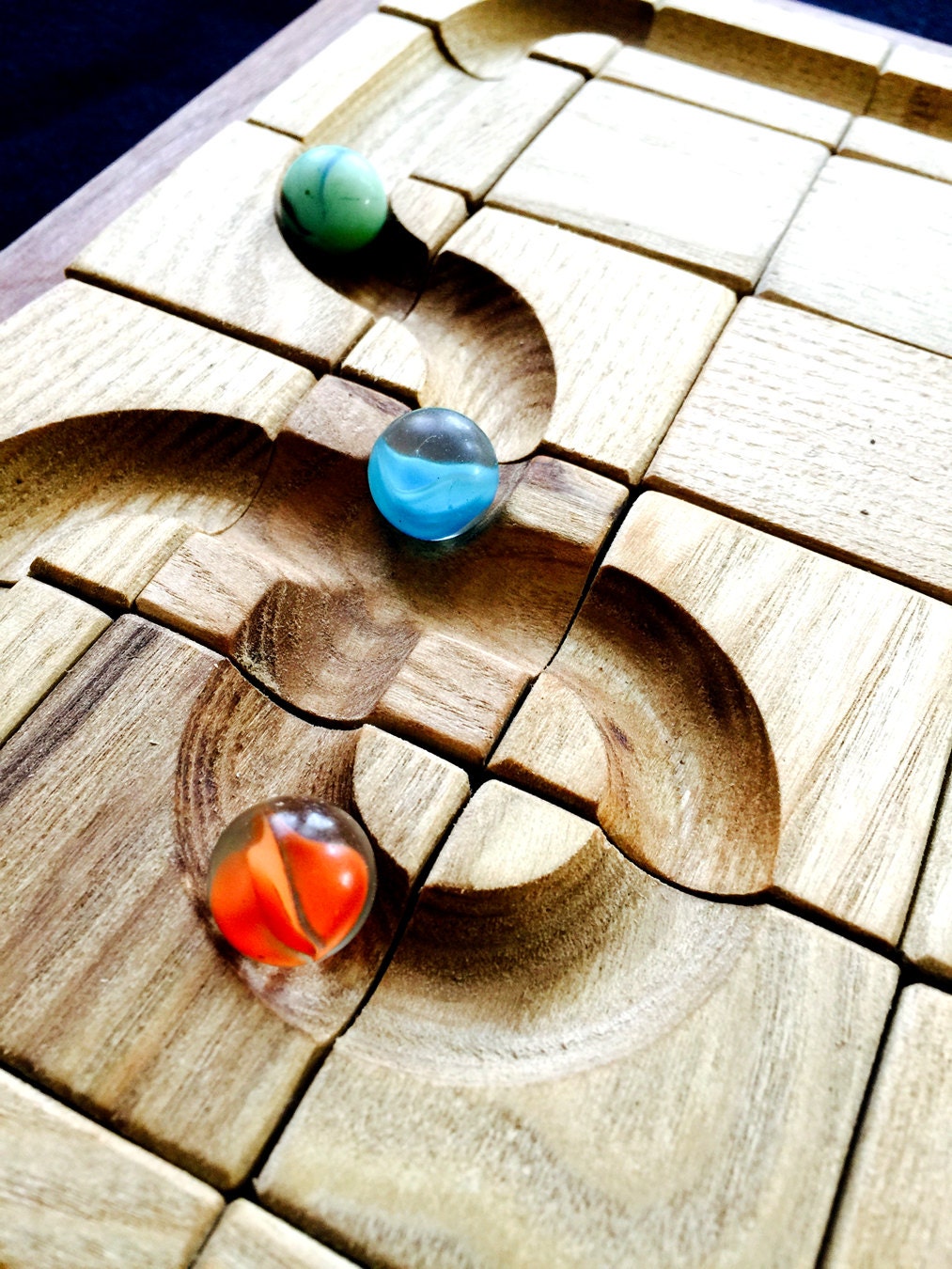 Marble Maze / Child's Wooden Toy - Etsy