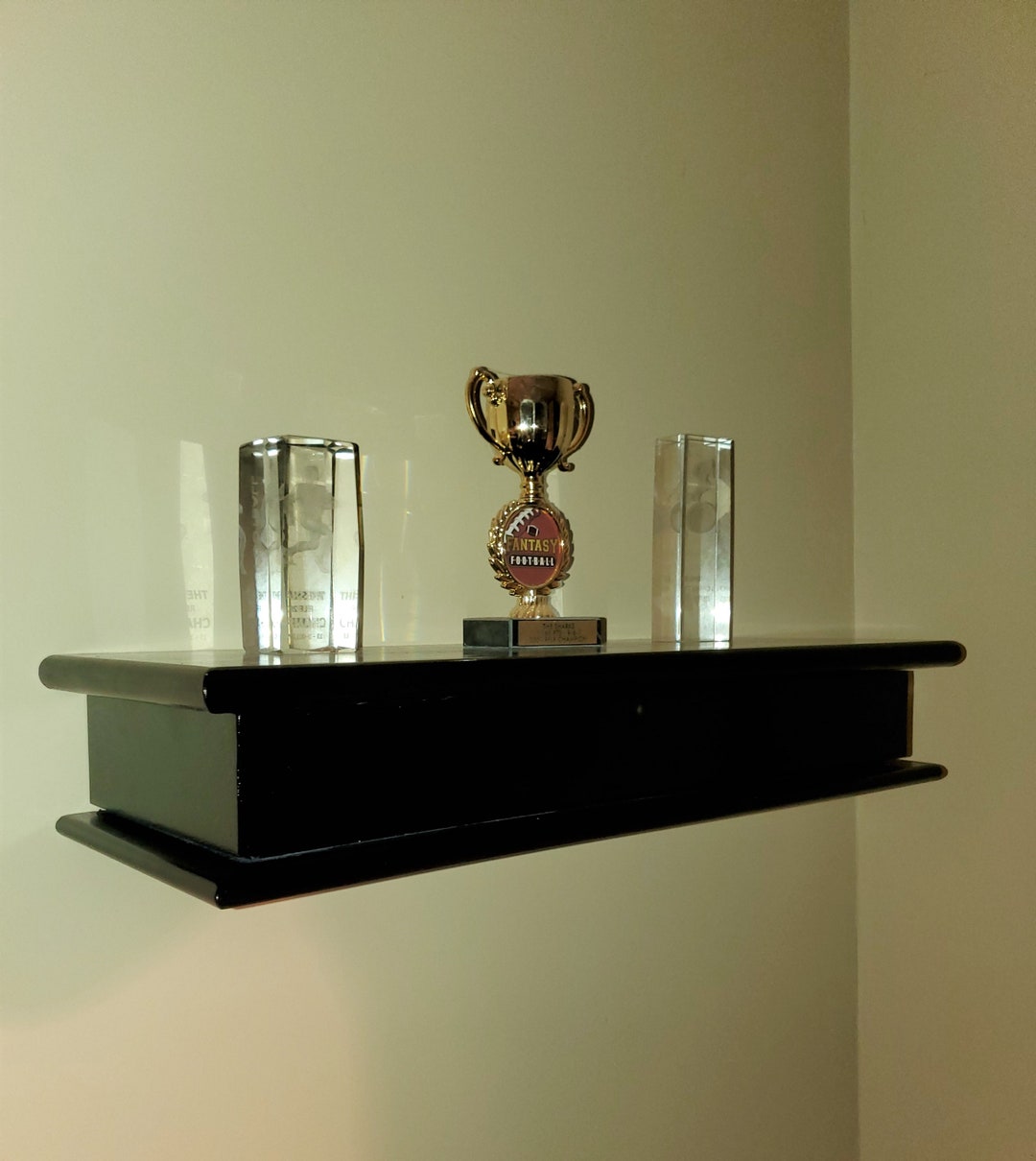 Floating Shelf With Hidden Drawer - Etsy