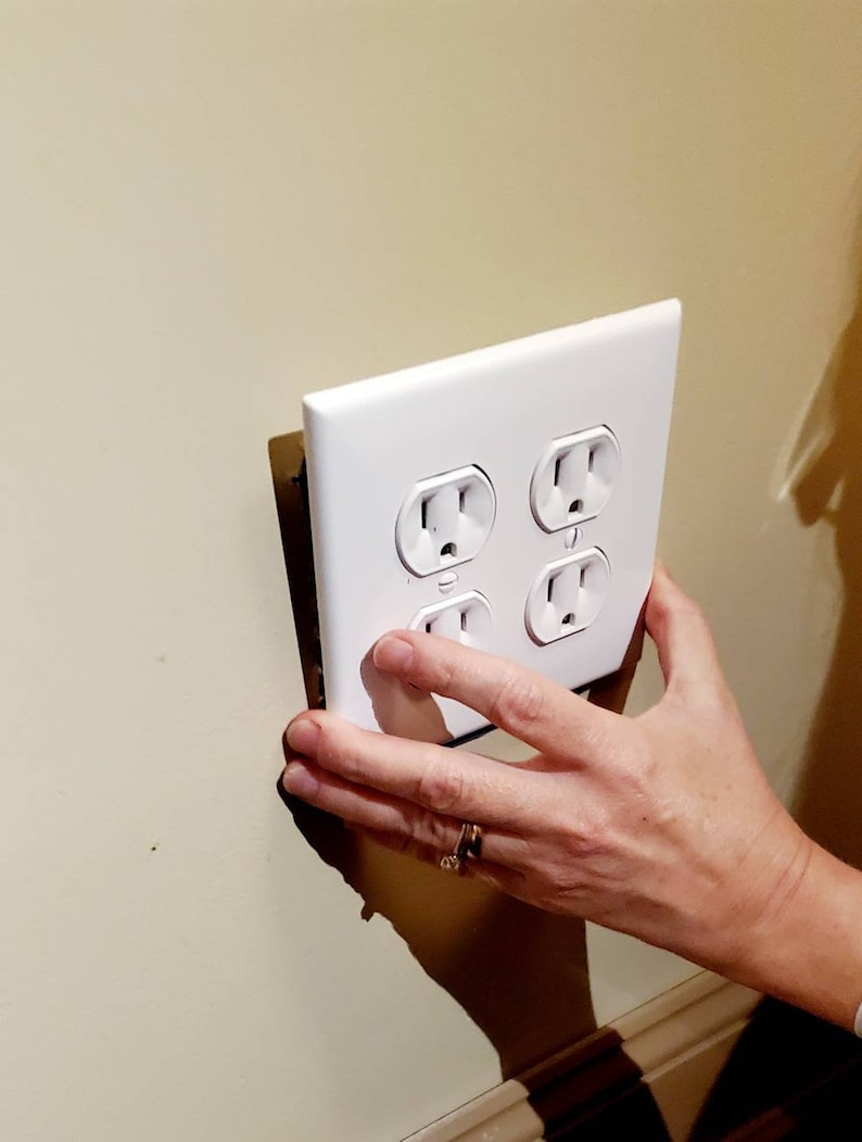 Double Outlet Hidden Wall Safe - Etsy