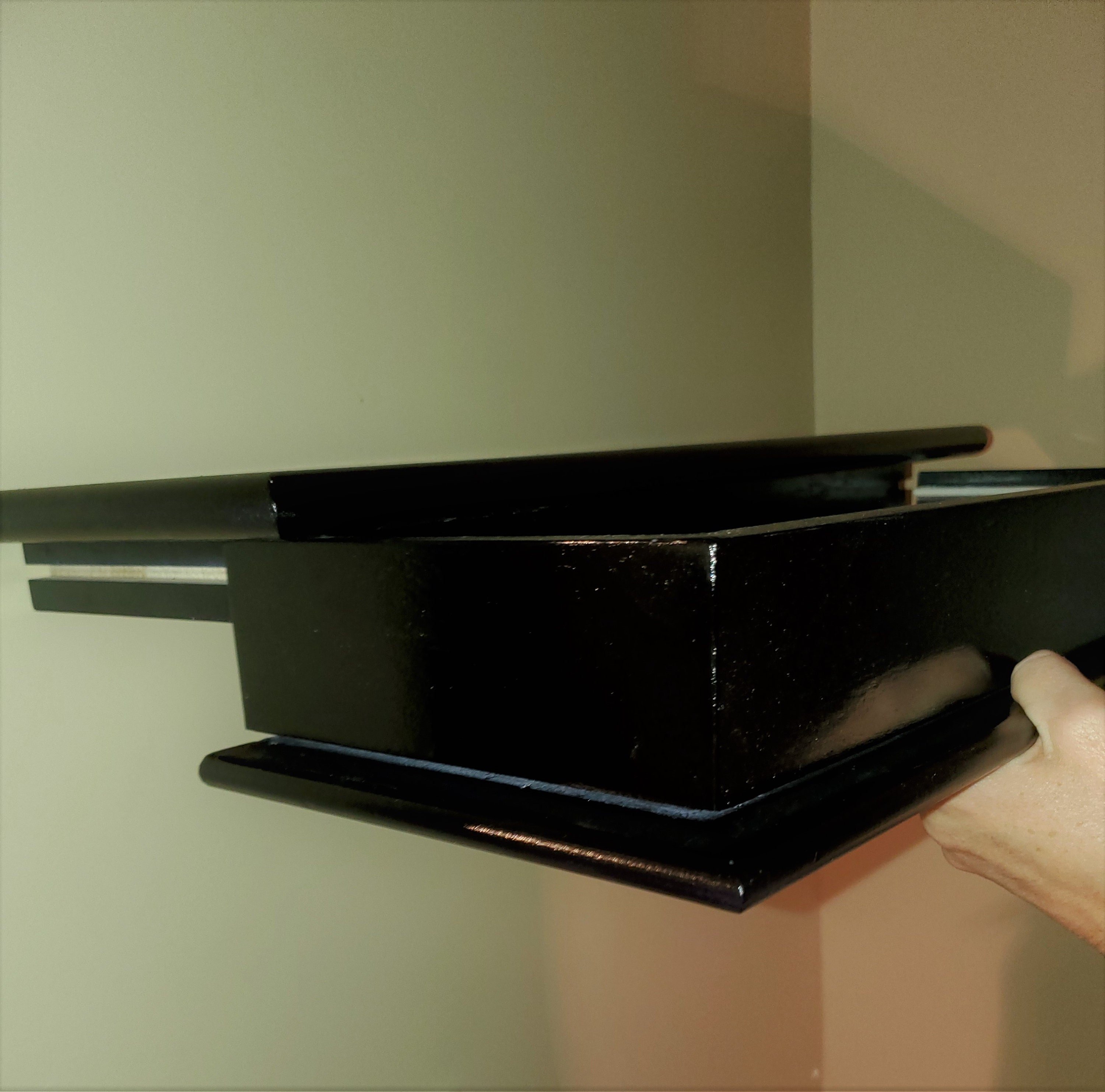 Floating Shelf With Hidden Drawer - Etsy