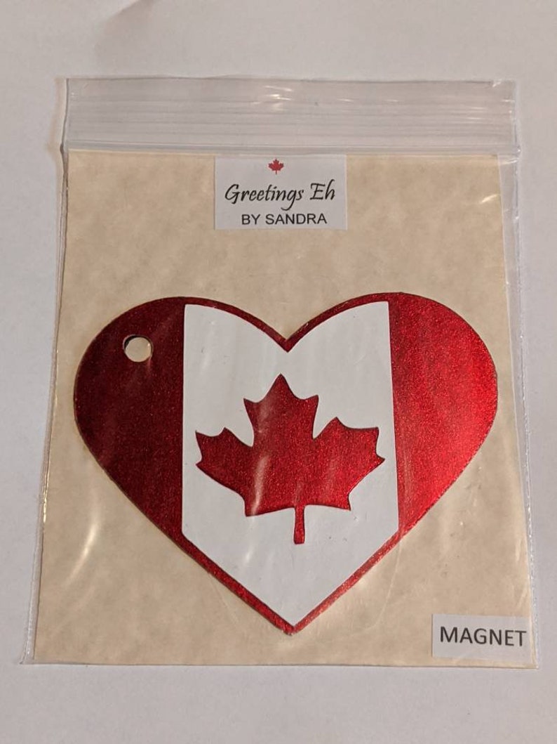Canada Flag Souvenir Refrigerator Magnet. Canada Day Gift. Party ...