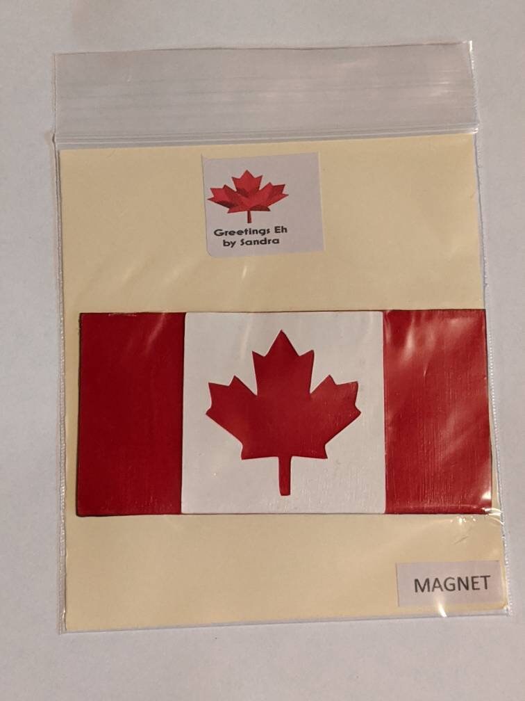 Canada Flag Souvenir Refrigerator Magnet. Canada Day Gift. - Etsy
