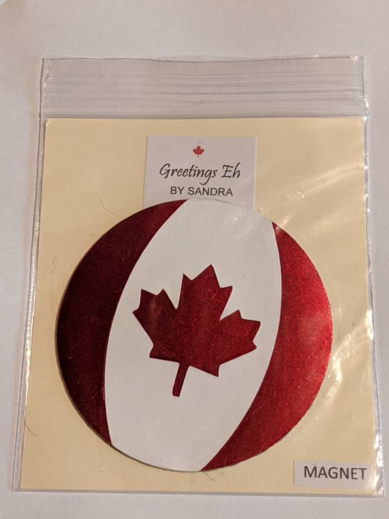 Canada Flag Souvenir Refrigerator Magnet. Canada Day Gift. Party ...