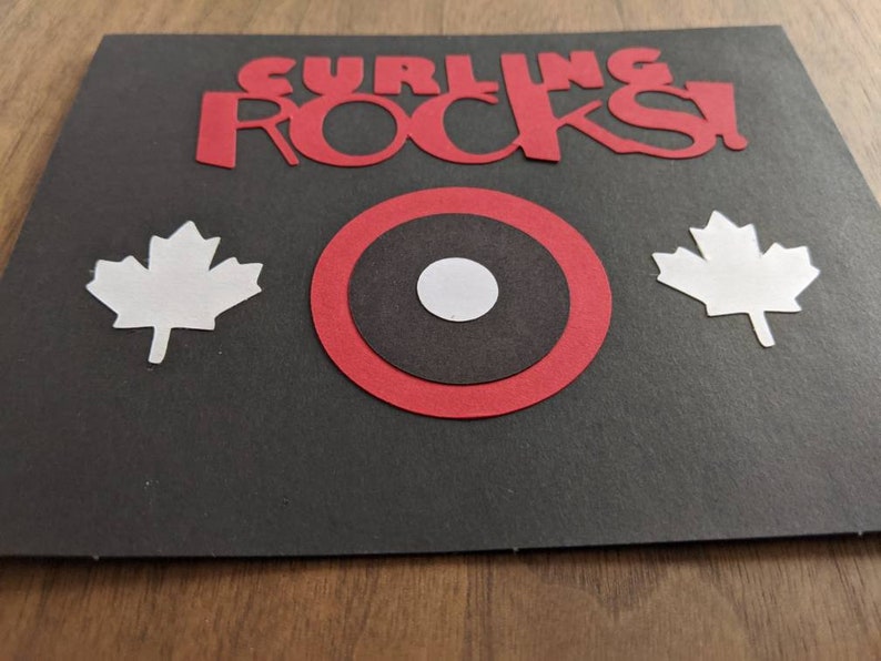 Curling Rocks Blank Greeting Card Curling Club Card Curling - Etsy