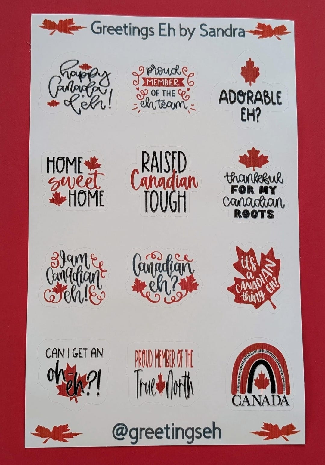 Canadian Stickers, Home Sweet Home, Planner Stickers, Laptop Stickers ...