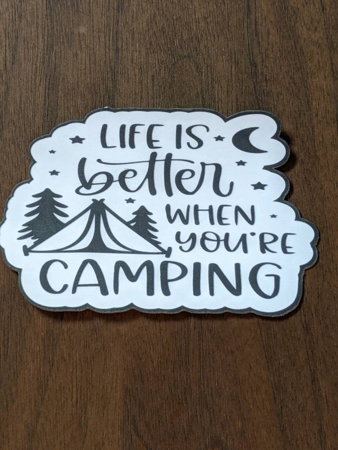 Camping Sticker, Life is Better Camping, Decal, Laptop Sticker ...