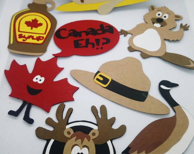Handmade Canada Maple Leaf Resin Fridge Magnets, Hand Painted Magnet ...