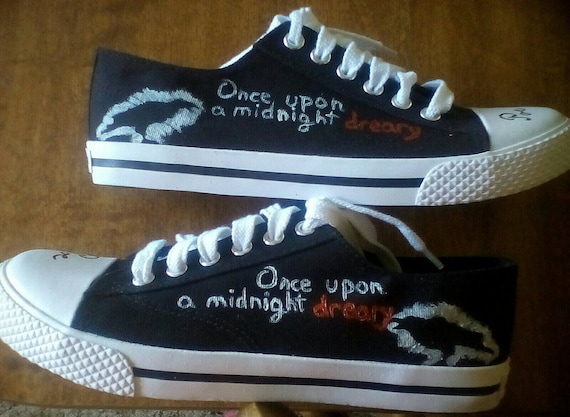 Literary Shoes Edgar Allan Poe Sneakers