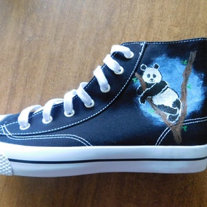 Globetrotters: Chinese Panda Hi Tops - Etsy