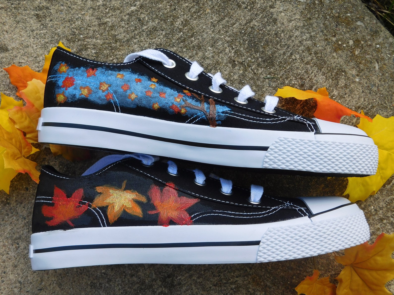 Autumn Sneakers - Etsy