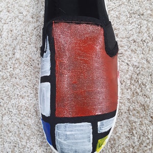 Art- Inspired: Mondrian's Composition Shoes - Etsy
