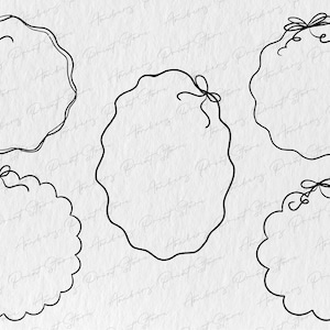 Hand Drawn Frame SVG Bundle,, Frame SVG, Frame Svg Png,hand Drawn Frame ...